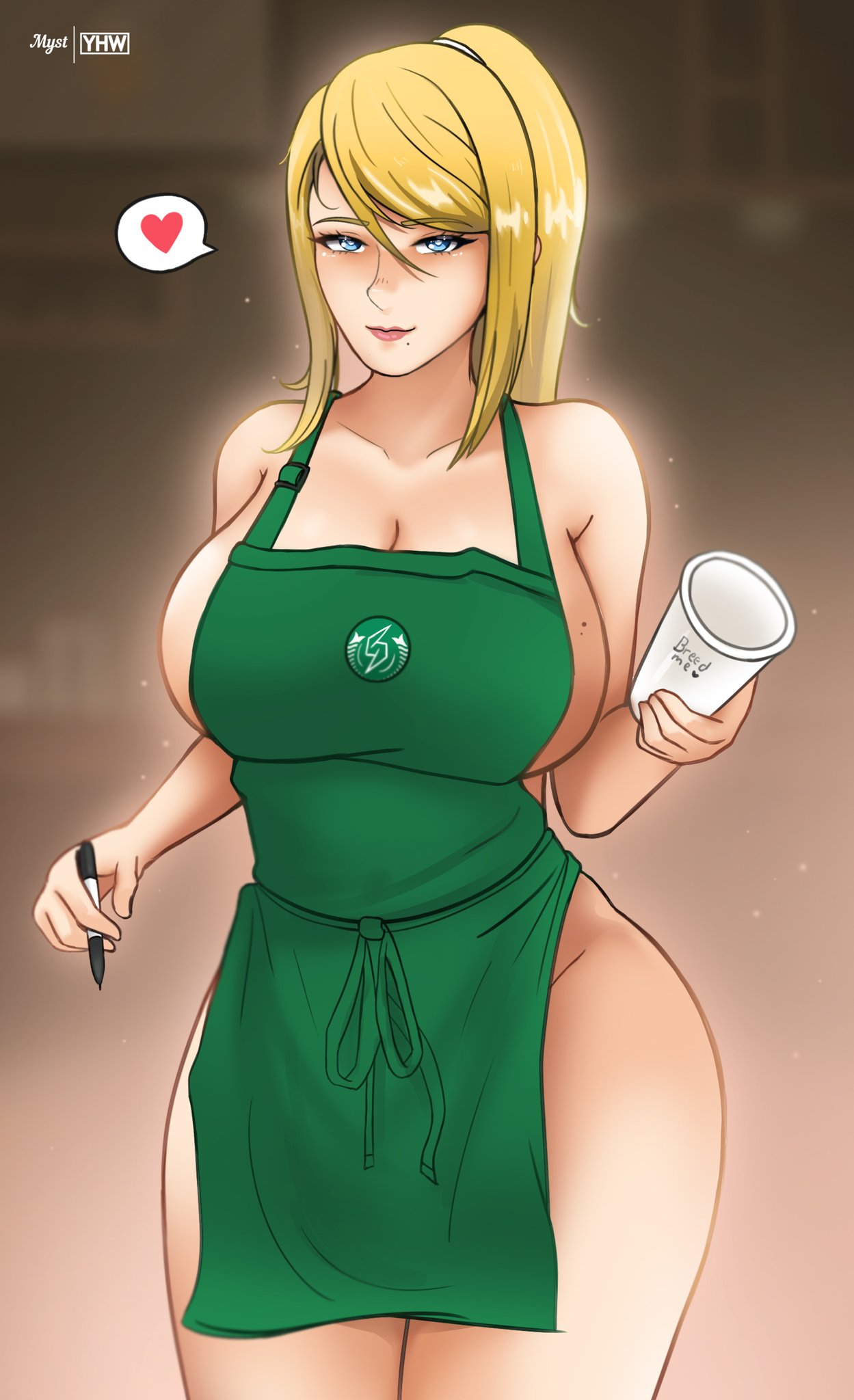 Myst | YHW on Twitter: "Hi Samus can I get an iced latte with breast milk I mean breast milk I ...