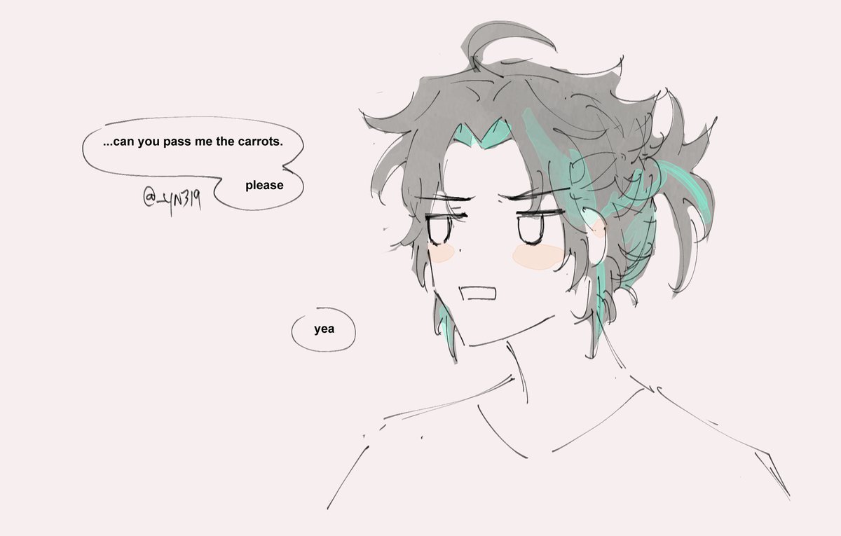 「to the anon who req this on kofi!! i hope you get well soon!」RIIKYUNの漫画