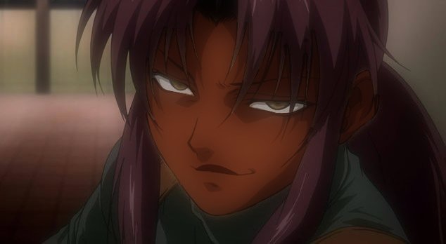 Revy Black Lagoon Smiling