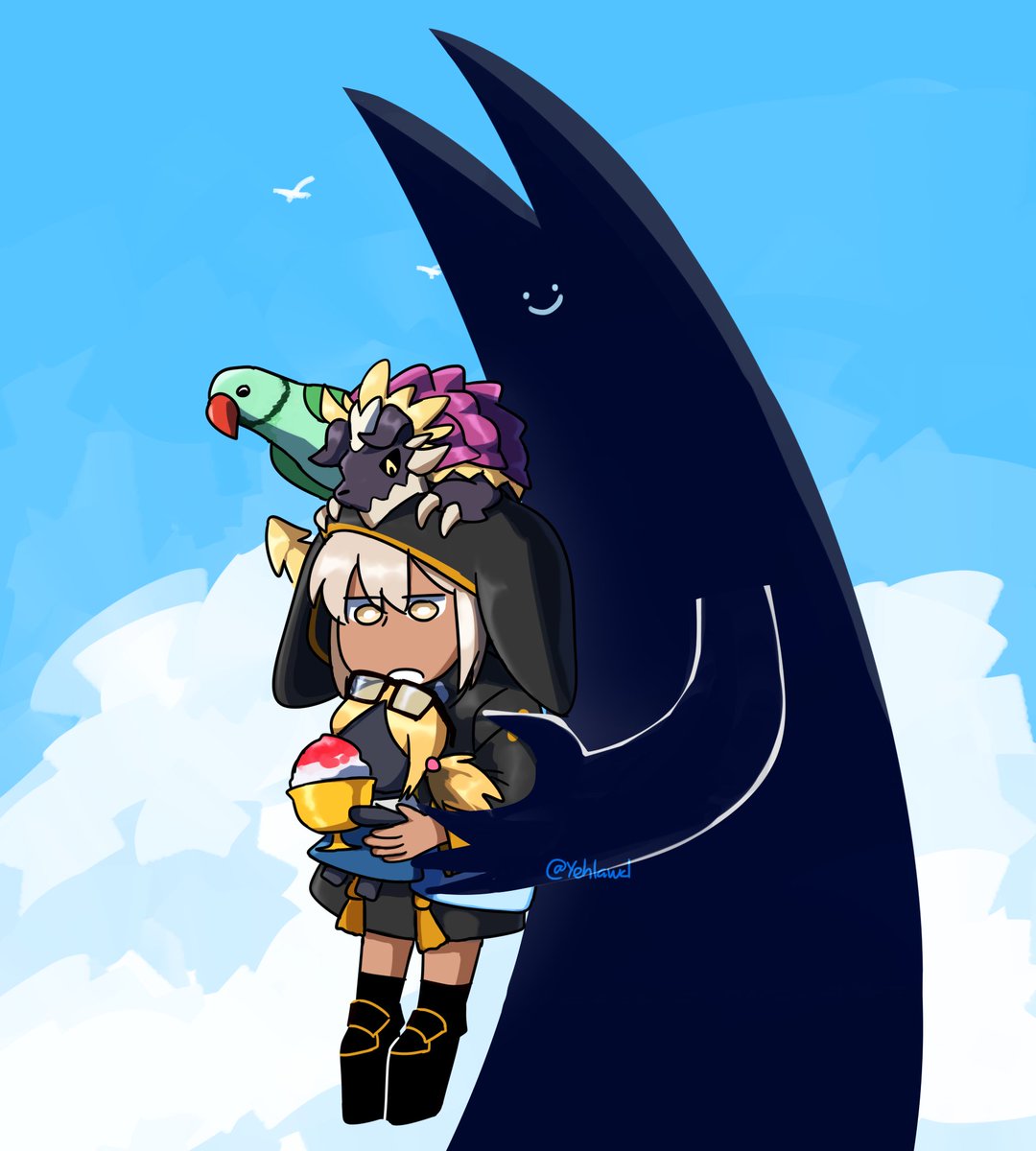 FGO「Viy's Mystic Eyes holding Rengoku holdin」|Yeellow 💭 taking easyのイラスト