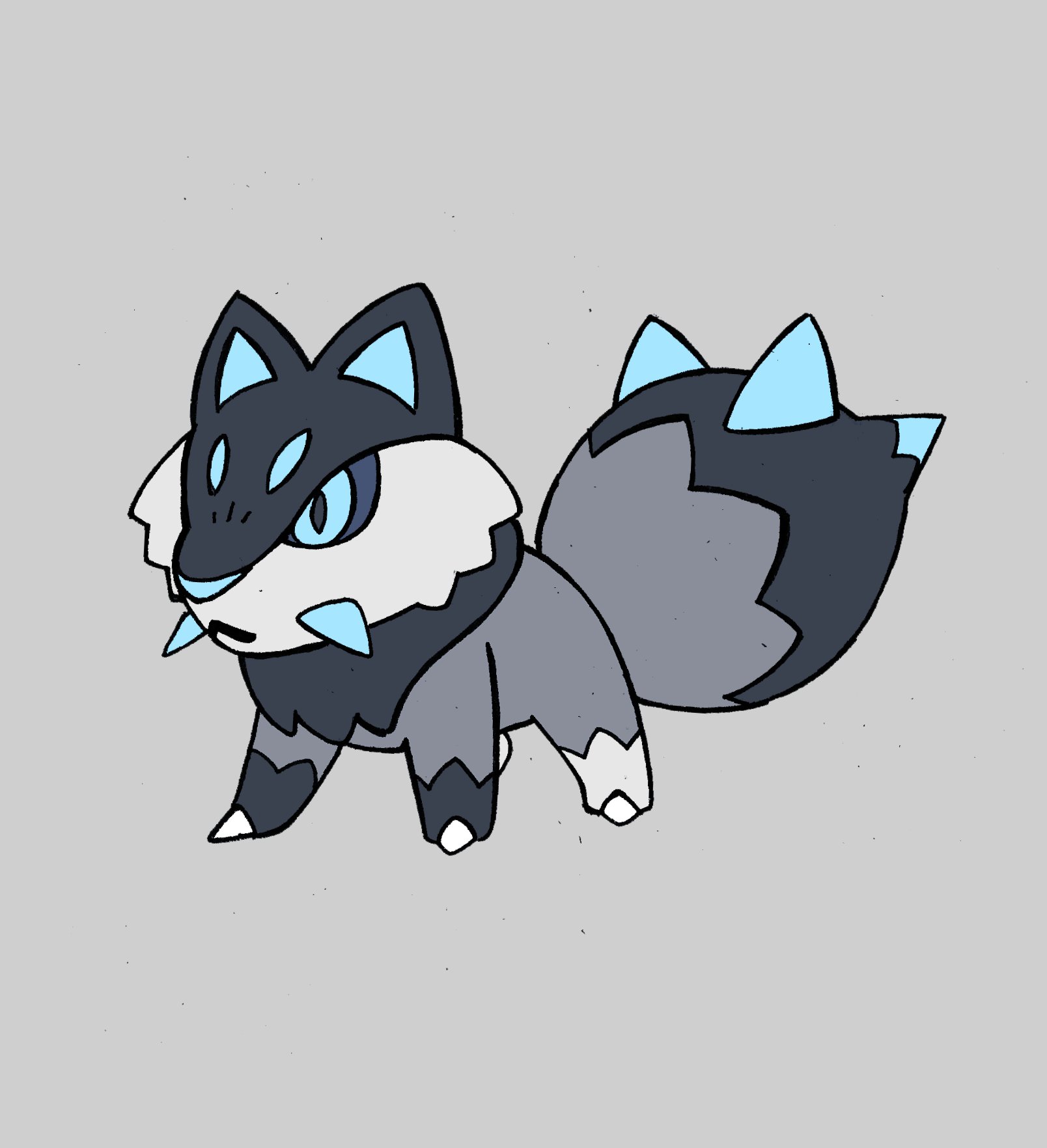 Ice Wolf Pokemon