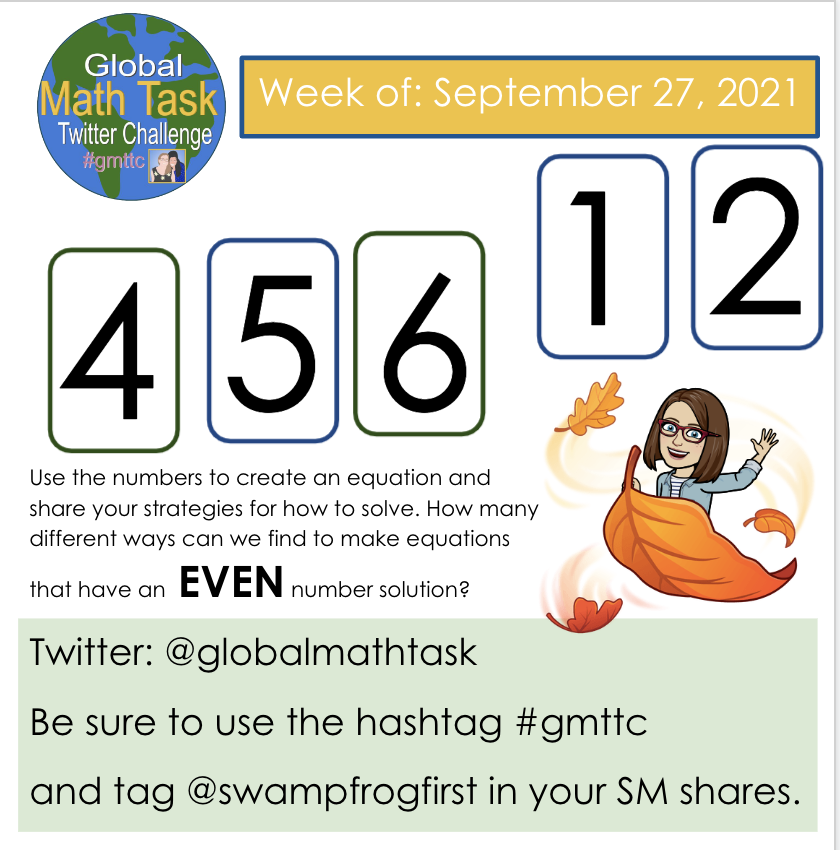 Global Math Task Tech Challenge on Twitter: "Looking for a @Seesaw ...