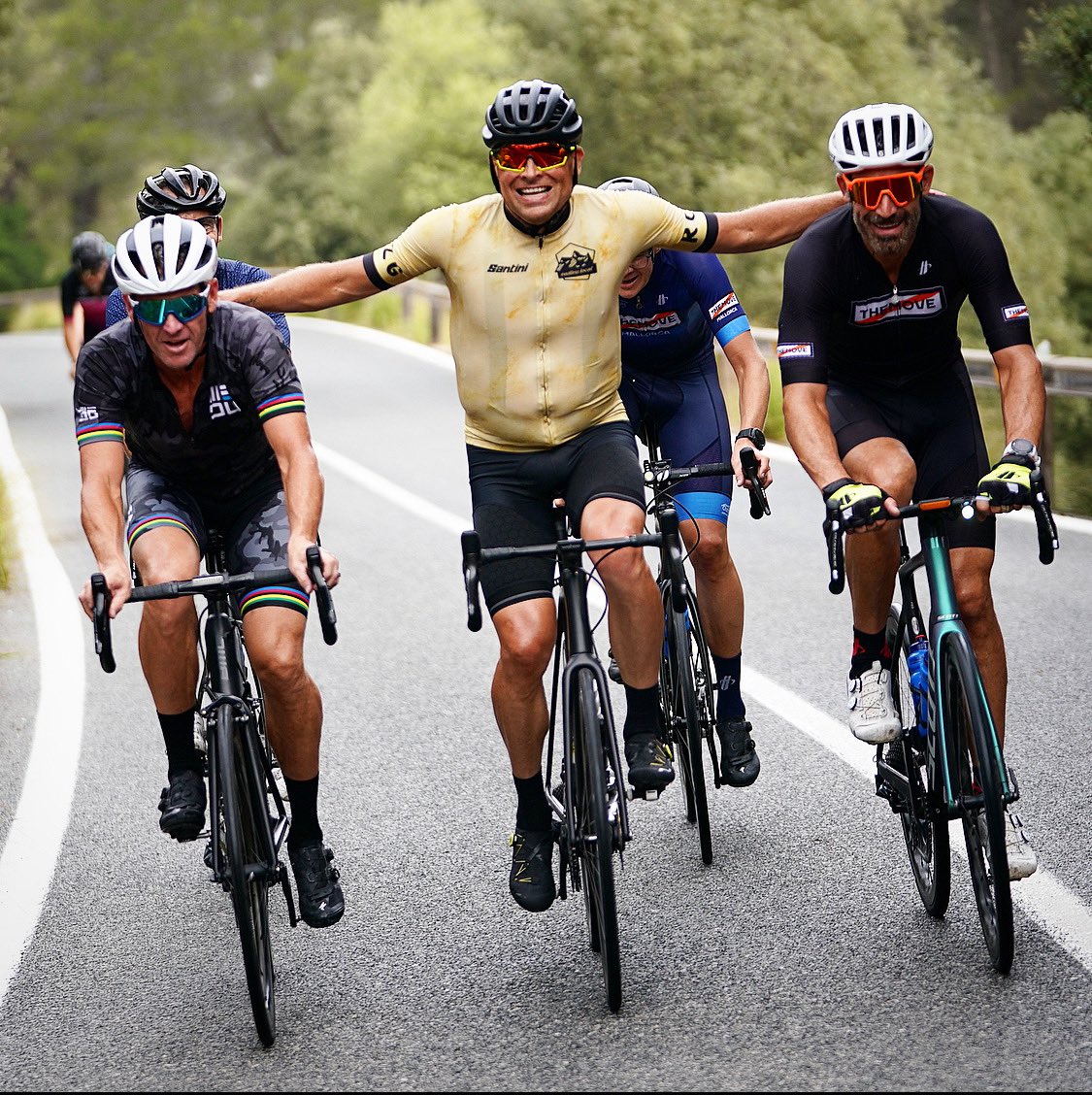 Lance Armstrong Riding Bike