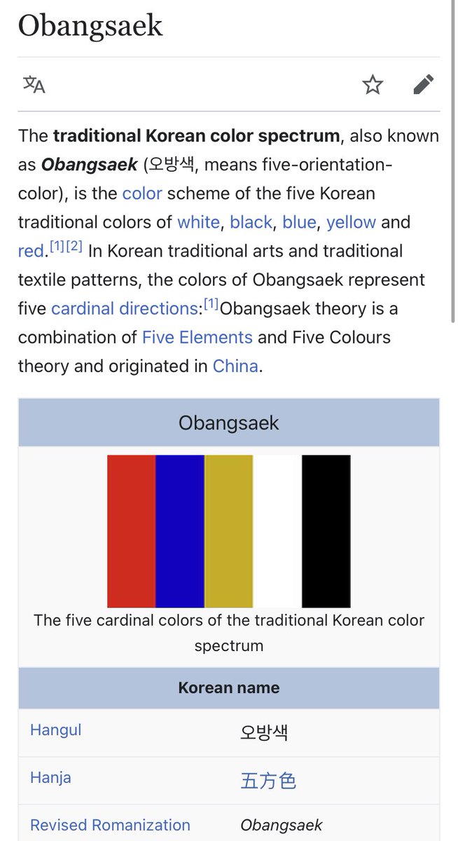Traditional Korean Colors