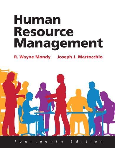 '[PDF] READ] Human Resource Management (14th Edition) by R. Wayne Dean Mondy, Joseph J ...