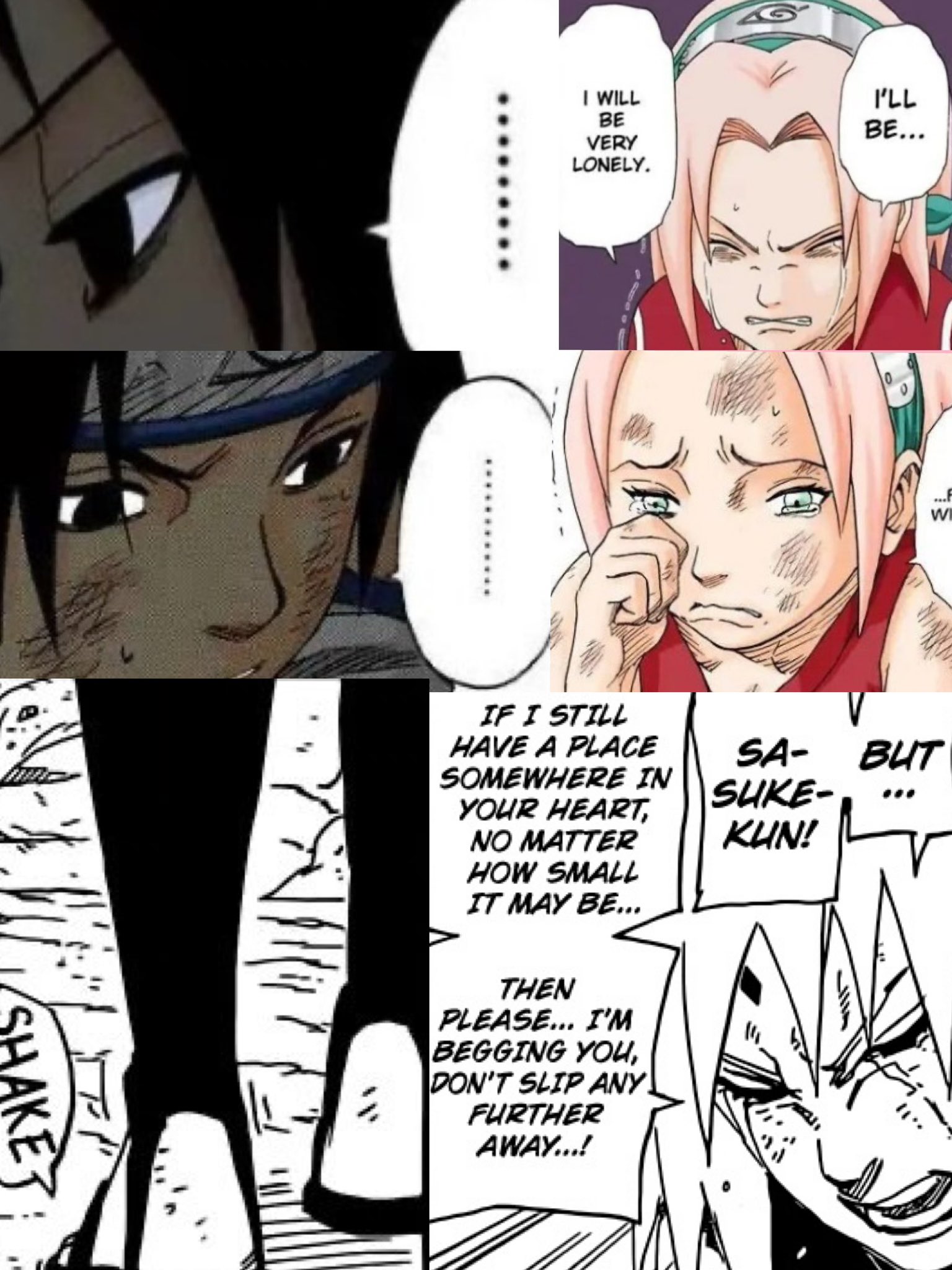 Sakura Crying Over Sasuke