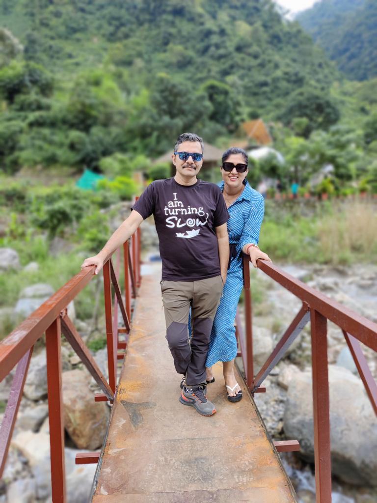 Neelesh Misra And His Wife