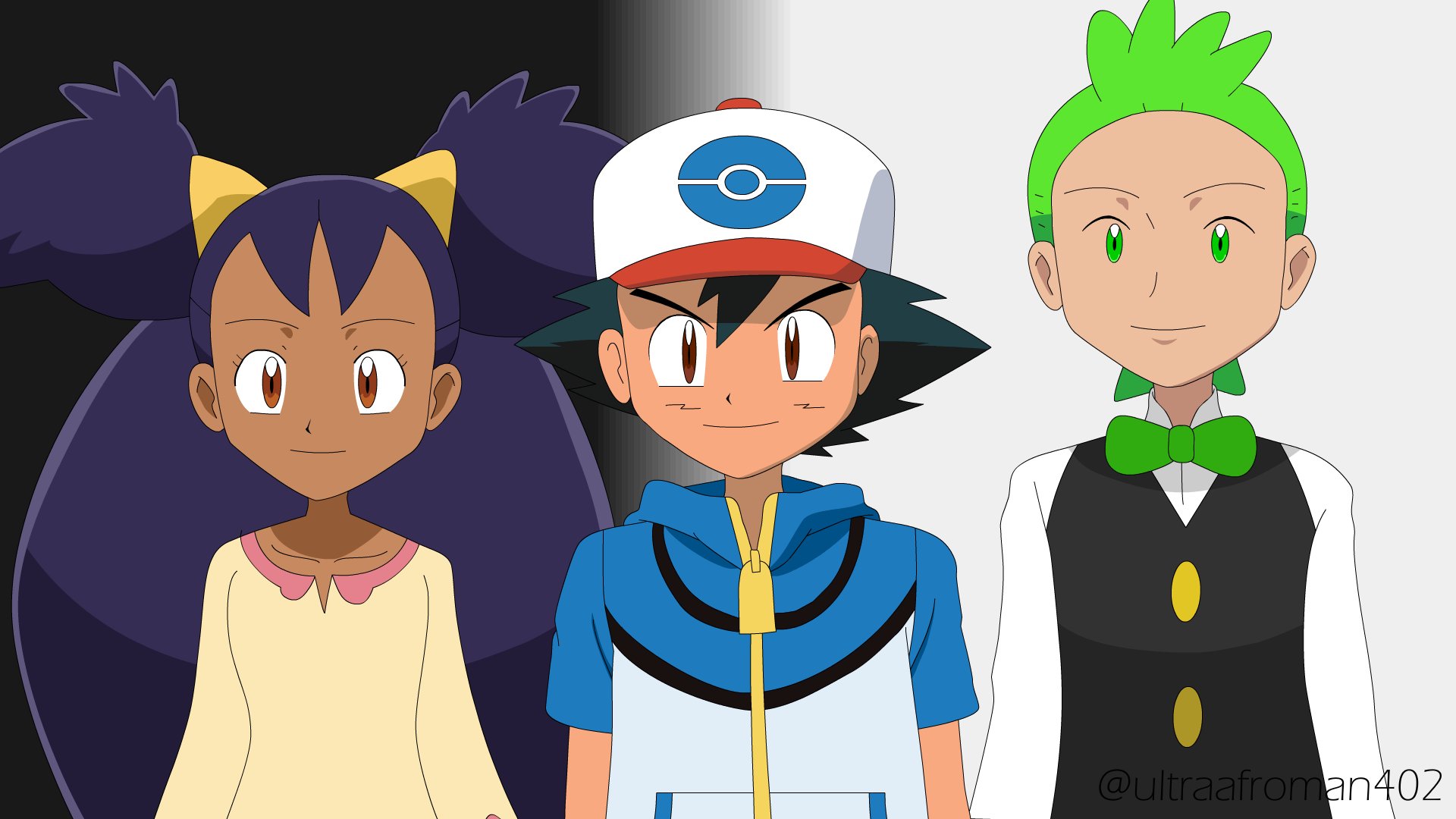 Pokemon Ash X Cilan