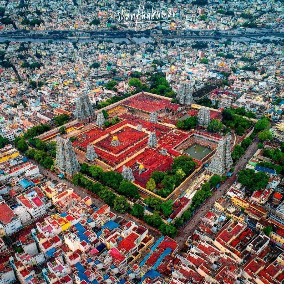 Meenakshi Temple Top View