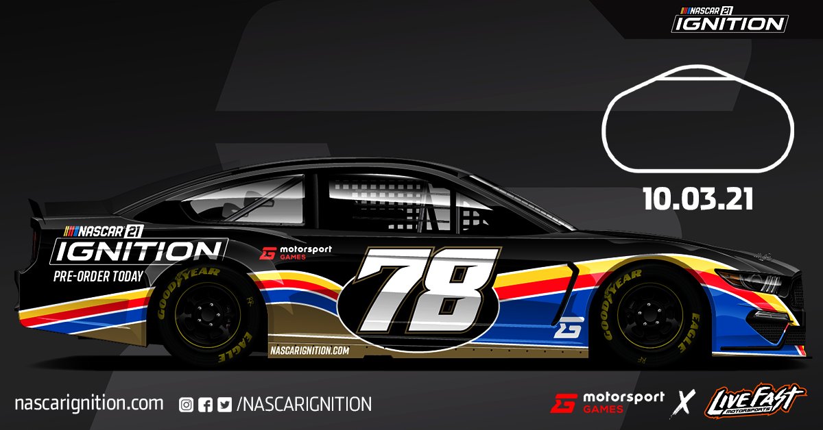 Live Fast Motorsports #78 to be sponsored by NASCAR Ignition at ...