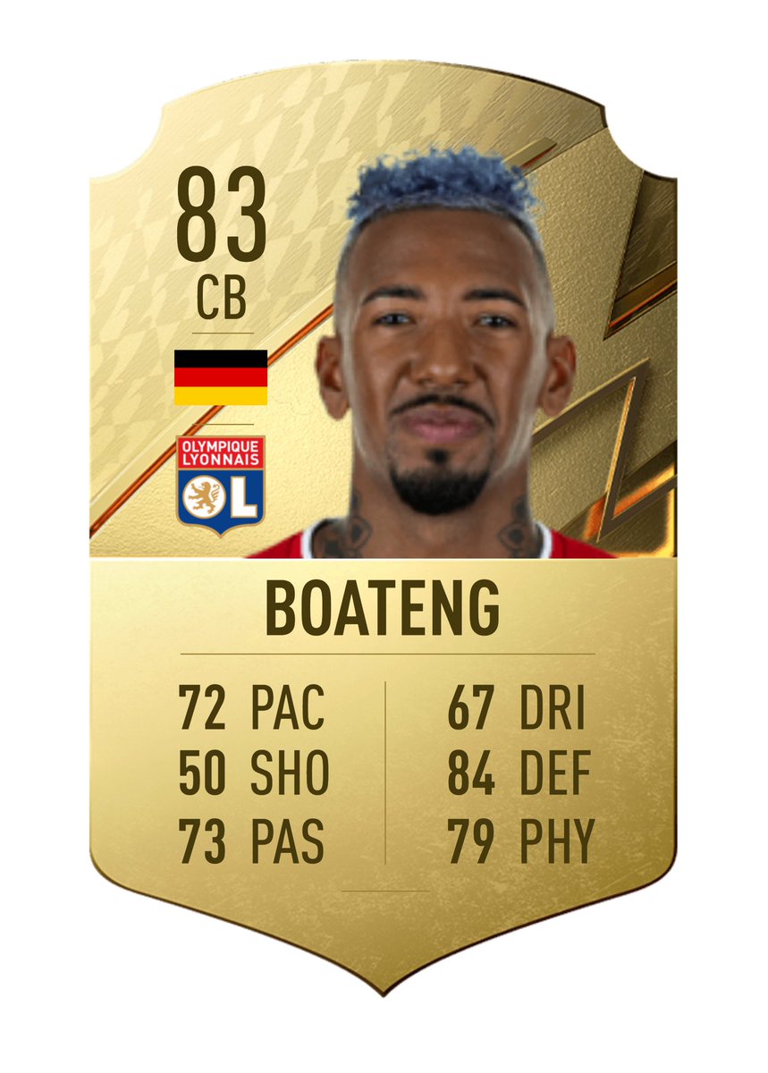 Jerome Boateng official fut card 👀🔥 He isn't in the game but he is ...