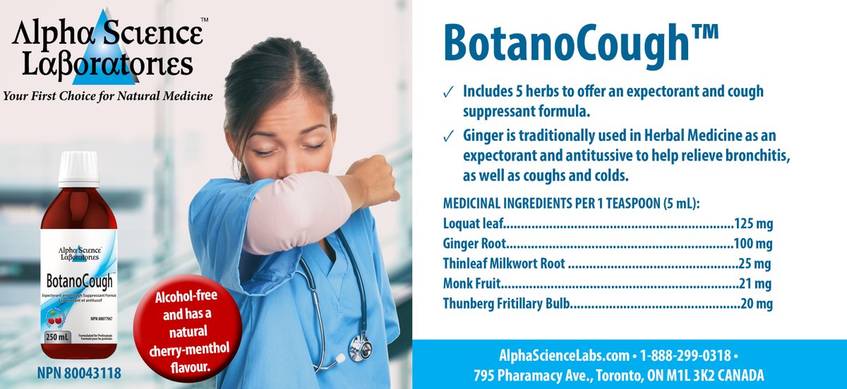 Alpha Science Laboratories on Twitter: "Looking for a natural cough suppressant? Try BotanoCough ...