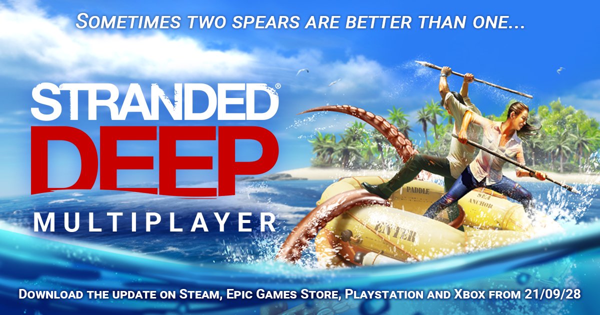 Stranded Deep on Twitter: "🏝️Stranded Deep Multiplayer - Download the update from the 28th of ...
