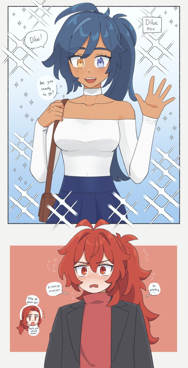 「shotaonee #luckae go on a date~ (1/2) 」|maqui 🔥 の漫画