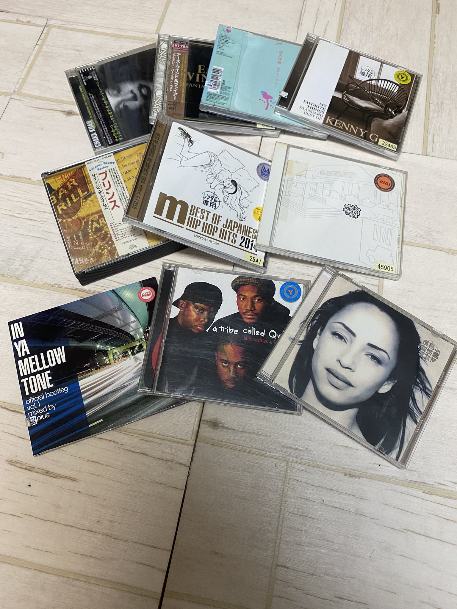 天むす💻DTM&BLOG&トラックメイク on Twitter: "TSUTAYAでレンタル終了に伴う55円セールで名盤をレスキュー！車で聞く用&サンプリング用。CDの終わりが近づいてきてる ...