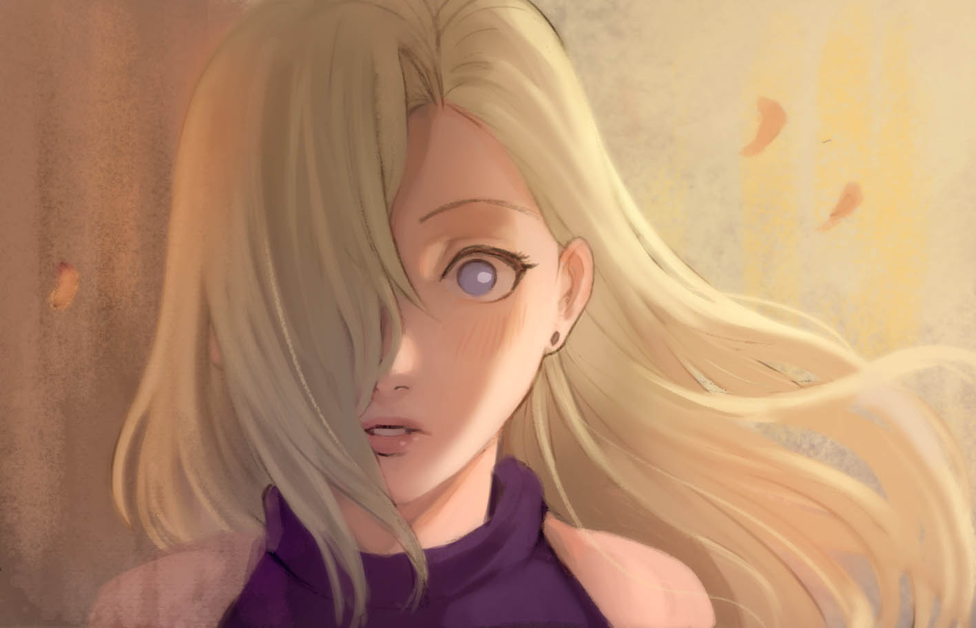 Ino Hair Down