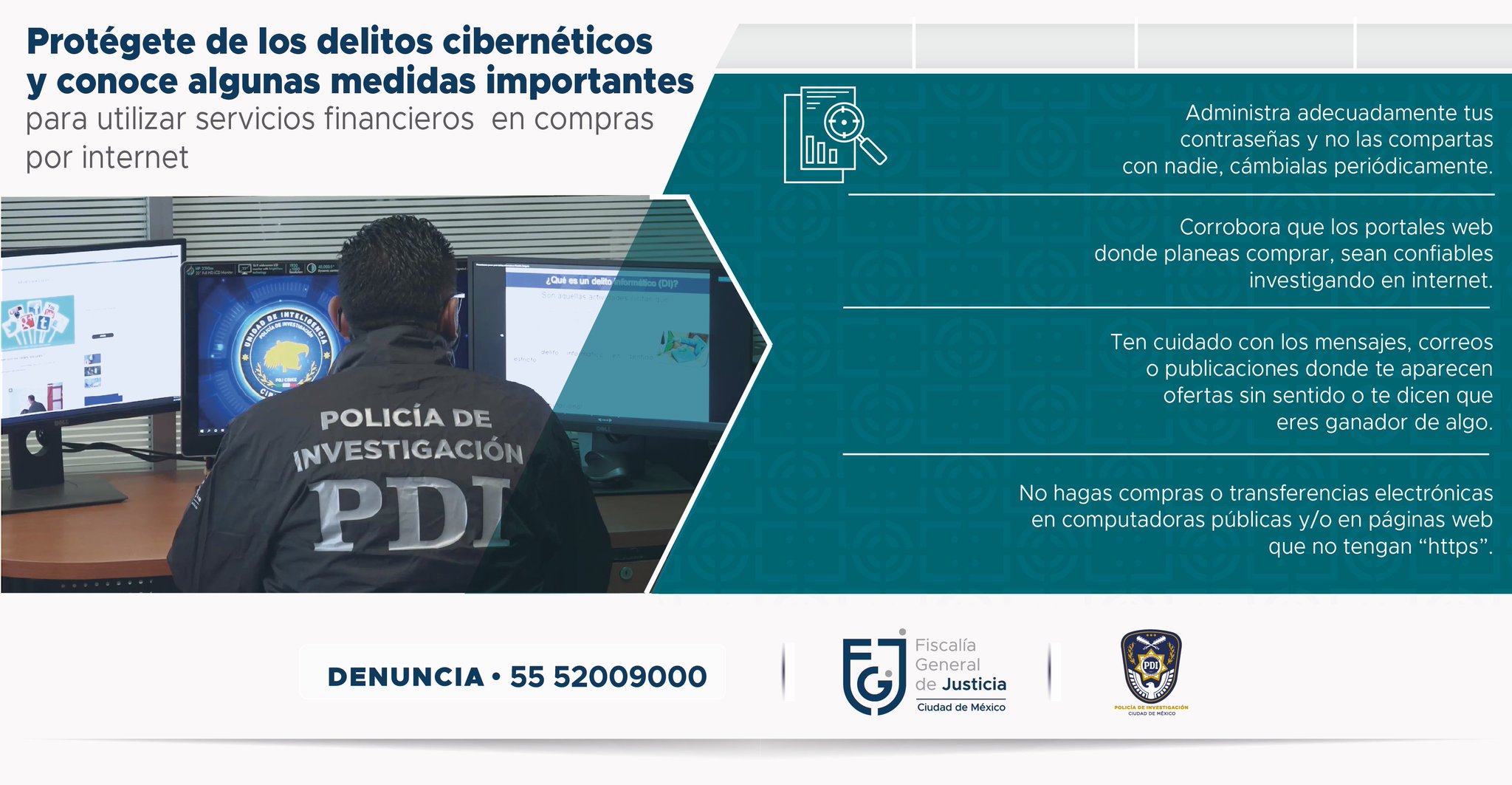 Policía De Investigación On Twitter Continúa Con Las Recomendaciones
