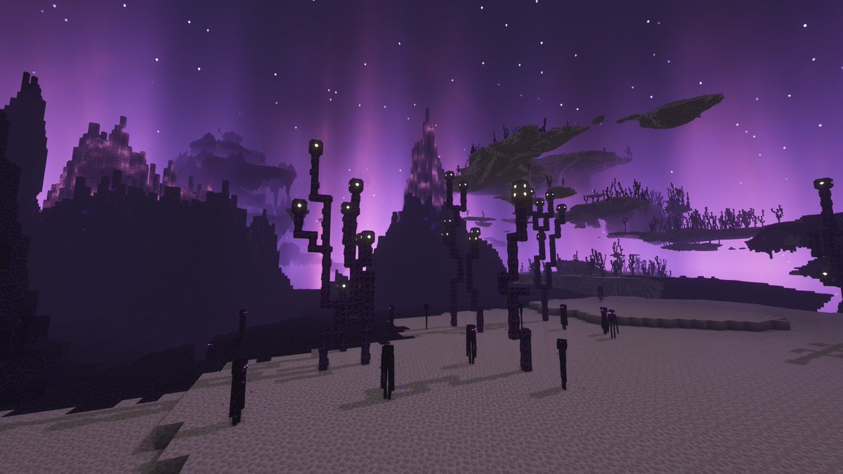 The End Background Minecraft