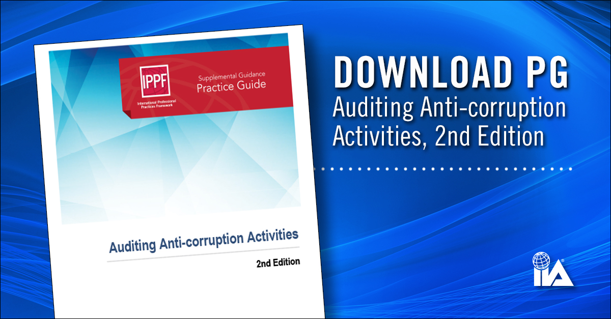 TheIIA on Twitter: "Download The IIA’s useful, newly updated guide on #Auditing Anti-corruption ...