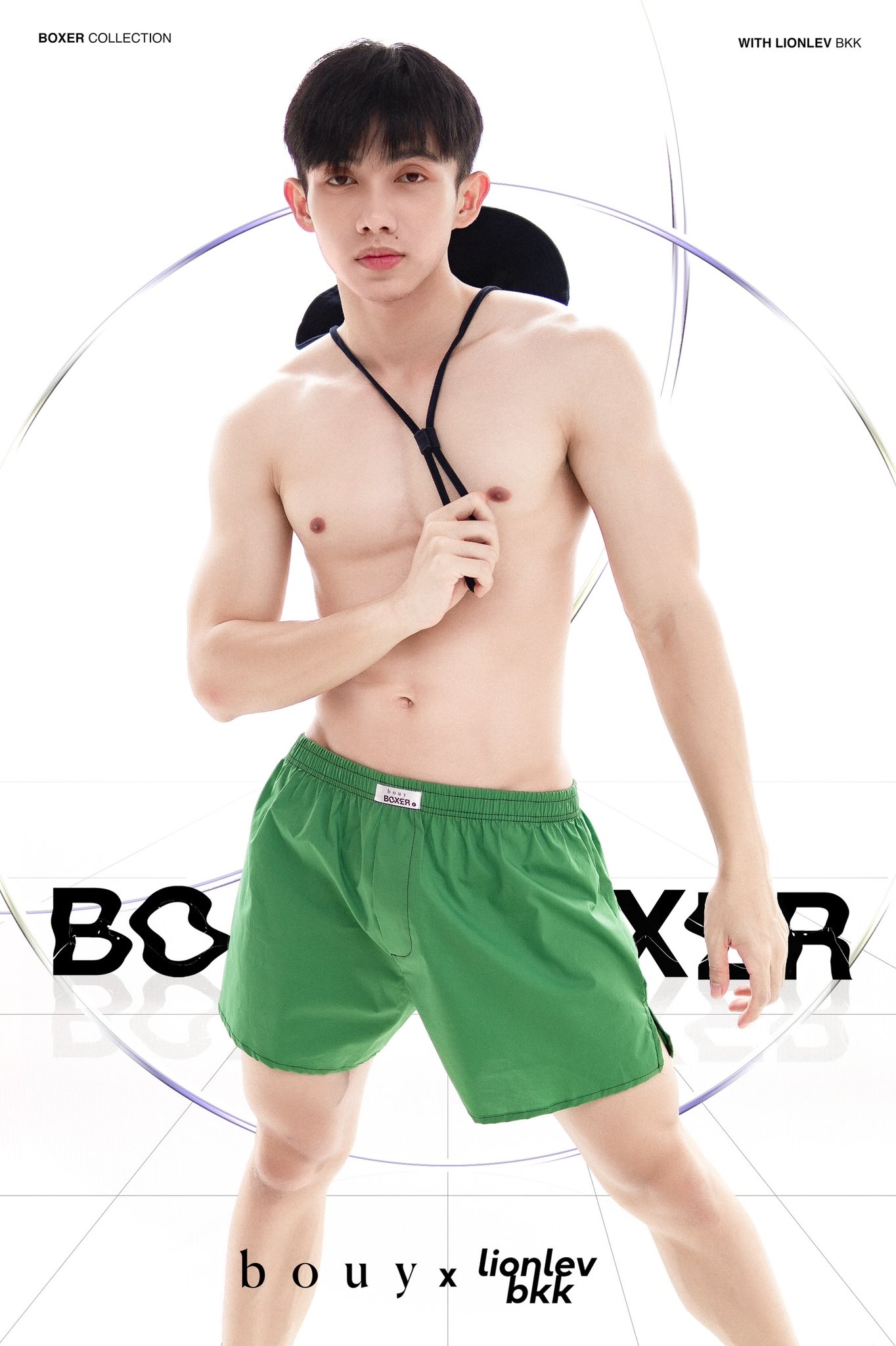 lev studio on Twitter: "Bouy BOXER Collection x LIONLEVBKK : Cadmium green . With : @bouyboxer ...