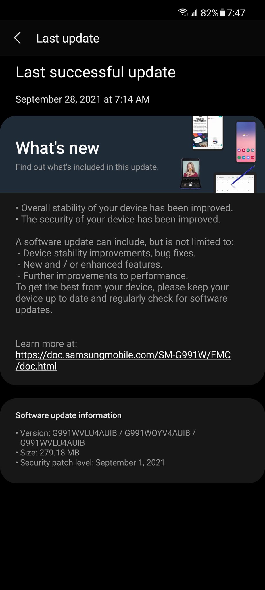 BDTech ⛄🎄 ️ on Twitter: "Just got the September patch on my #GalaxyS21 here's everything that's ...