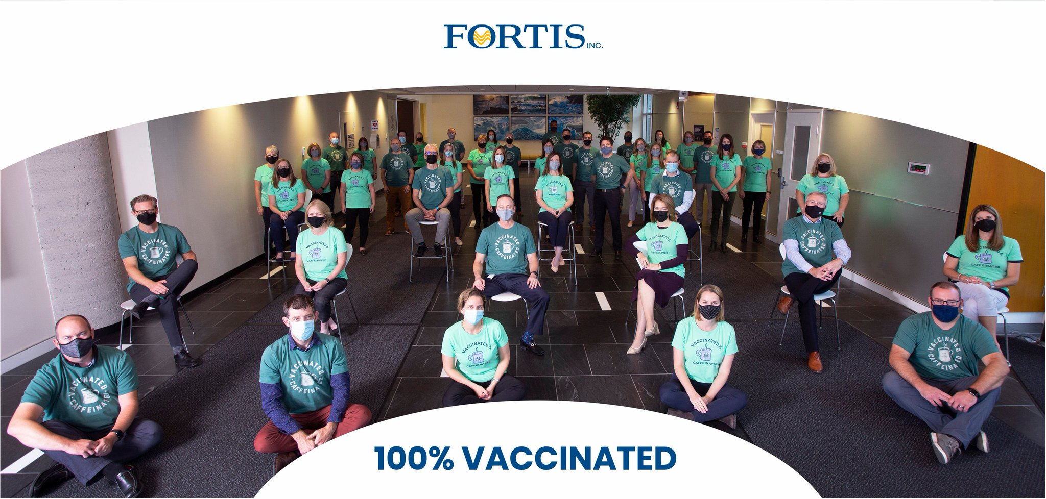 Fortis Inc. on Twitter: "100% vaccinated! We’re proud of our corporate team members in ...
