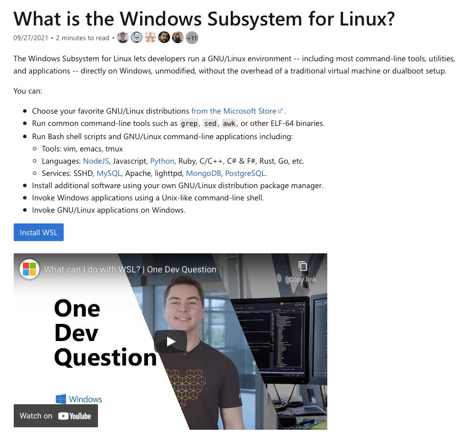 Windows Dev Docs on Twitter: "Got questions about #WSL (Windows Subsystem for Linux)? We just ...