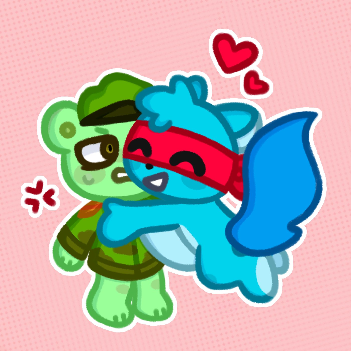 Happy Tree Friends Flippy X Splendid