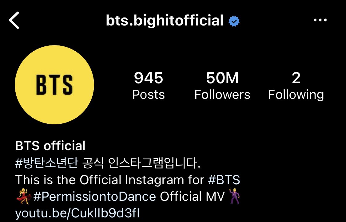 BTS Charts & Translations⁷ on Twitter: ".@BTS_twt have surpassed 50 million followers on ...