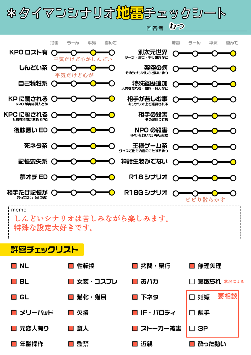 🐏TRPG🐑むつき (@mutsu_trpg) | Twitter