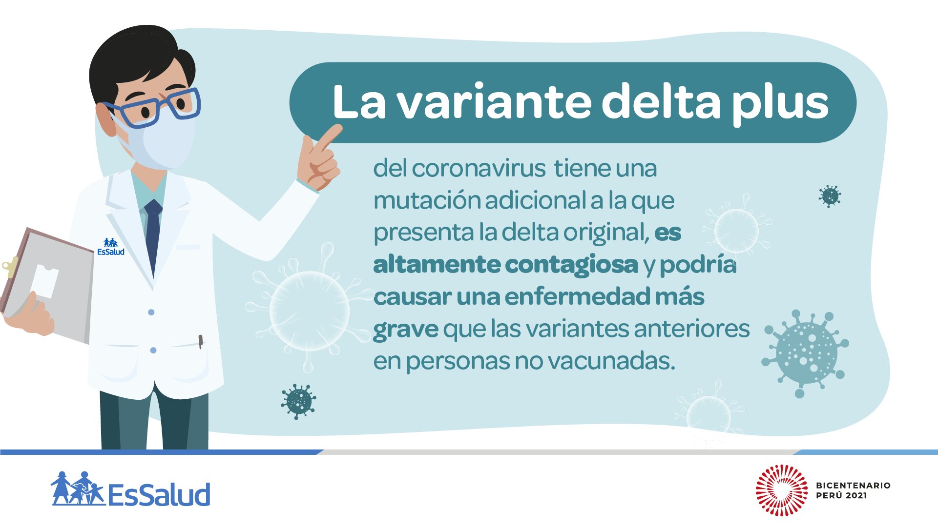 EsSalud on Twitter: "#WikiEsSalud 🔎 | Conoce más sobre la variante delta plus de la #COVID19 y ...
