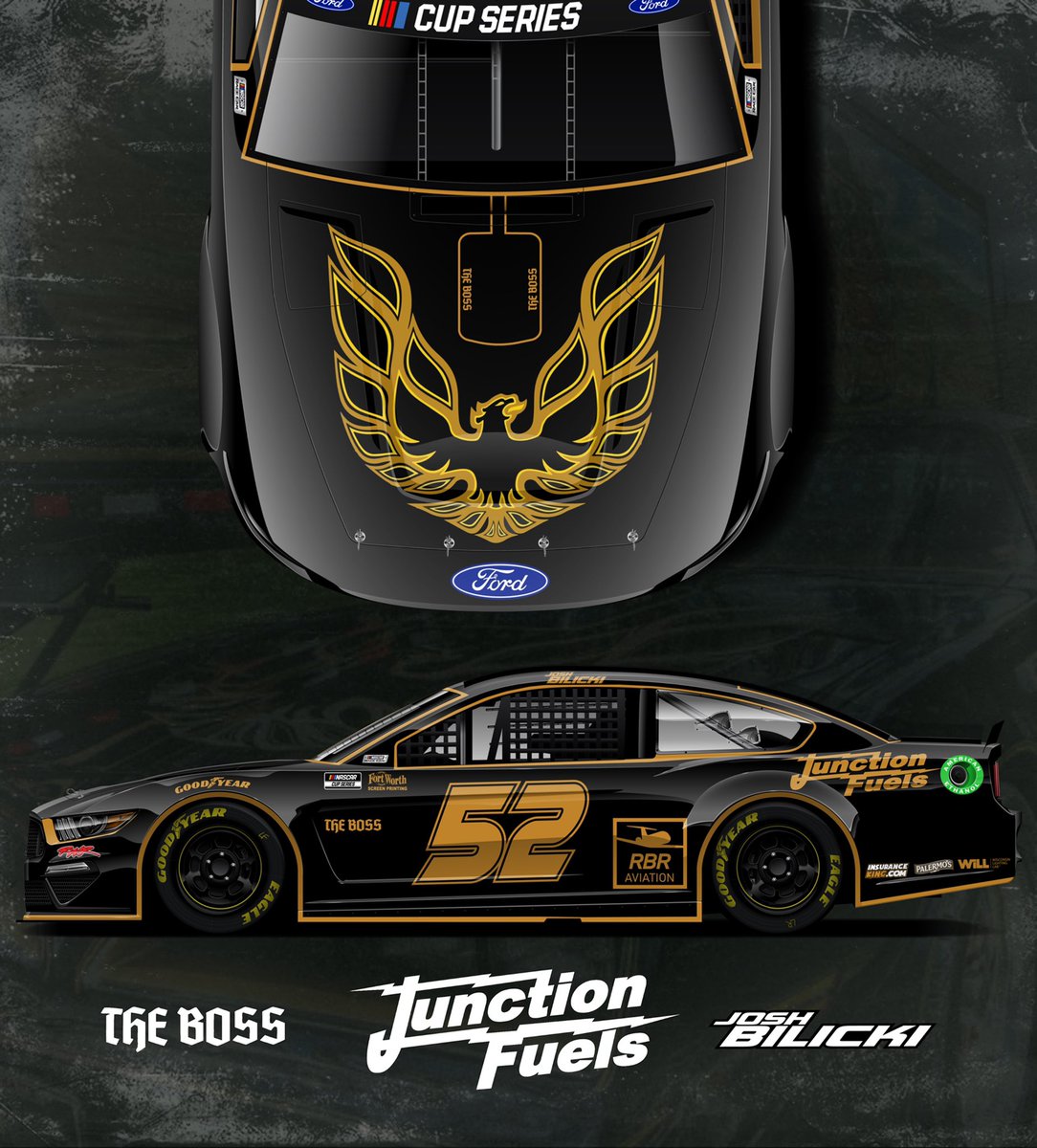Josh Bilicki on Twitter - Smokey and the Bandit themed scheme : r/NASCAR