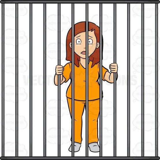 Girl In Jail Cartoon