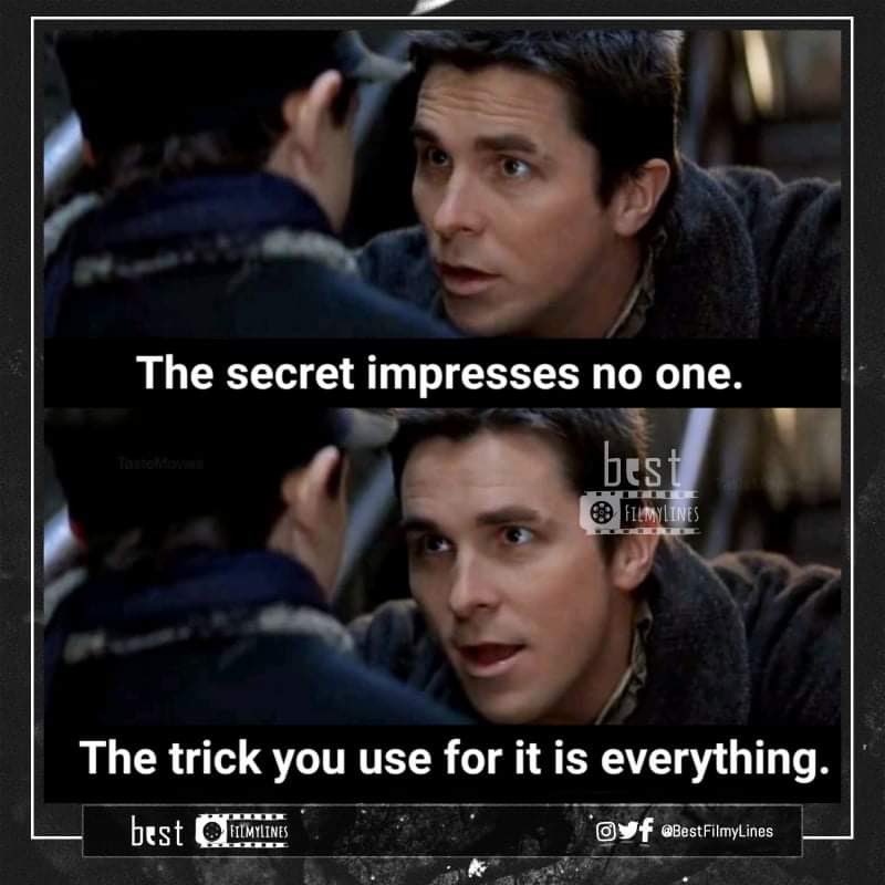 The Prestige Quotes Secret