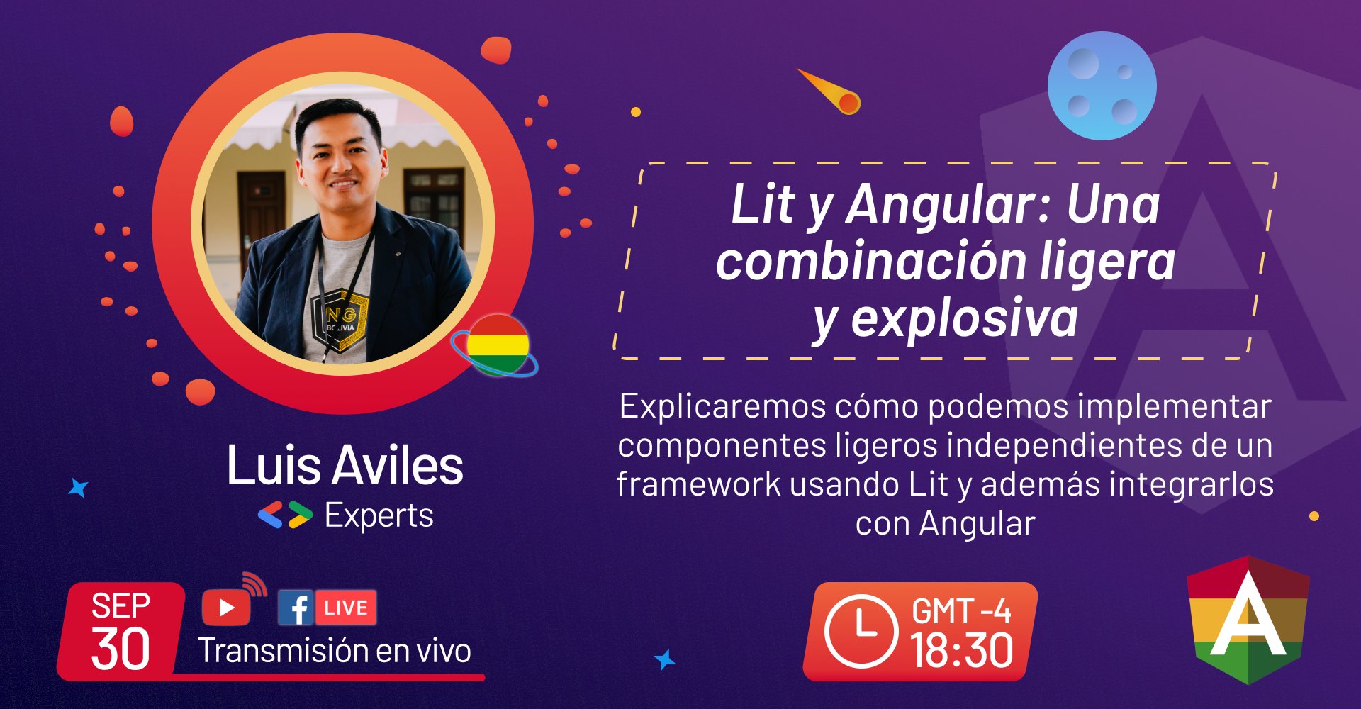 Angular Bolivia on Twitter: "⭐️@luixaviles es Google Developer Expert en Tecnologías Web y ...