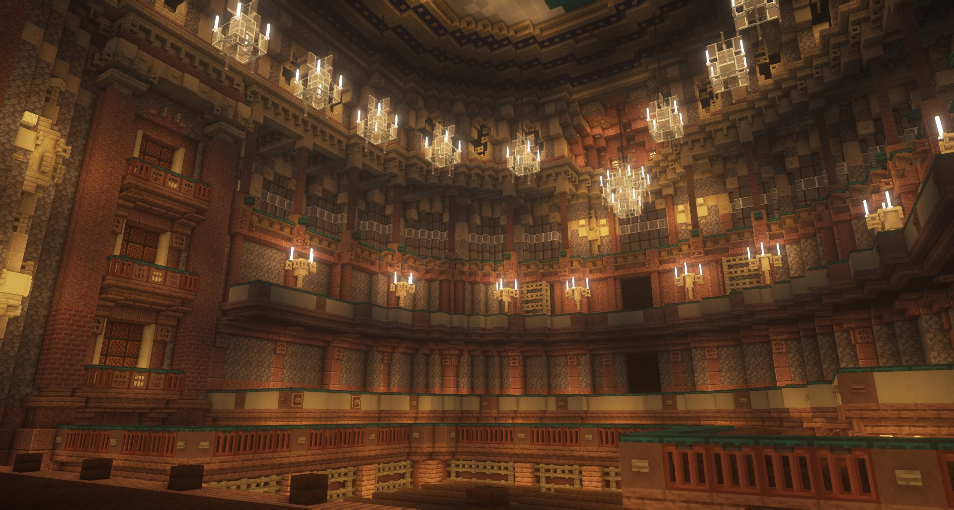 Minecraft Opera House Opera House Minecraft Map