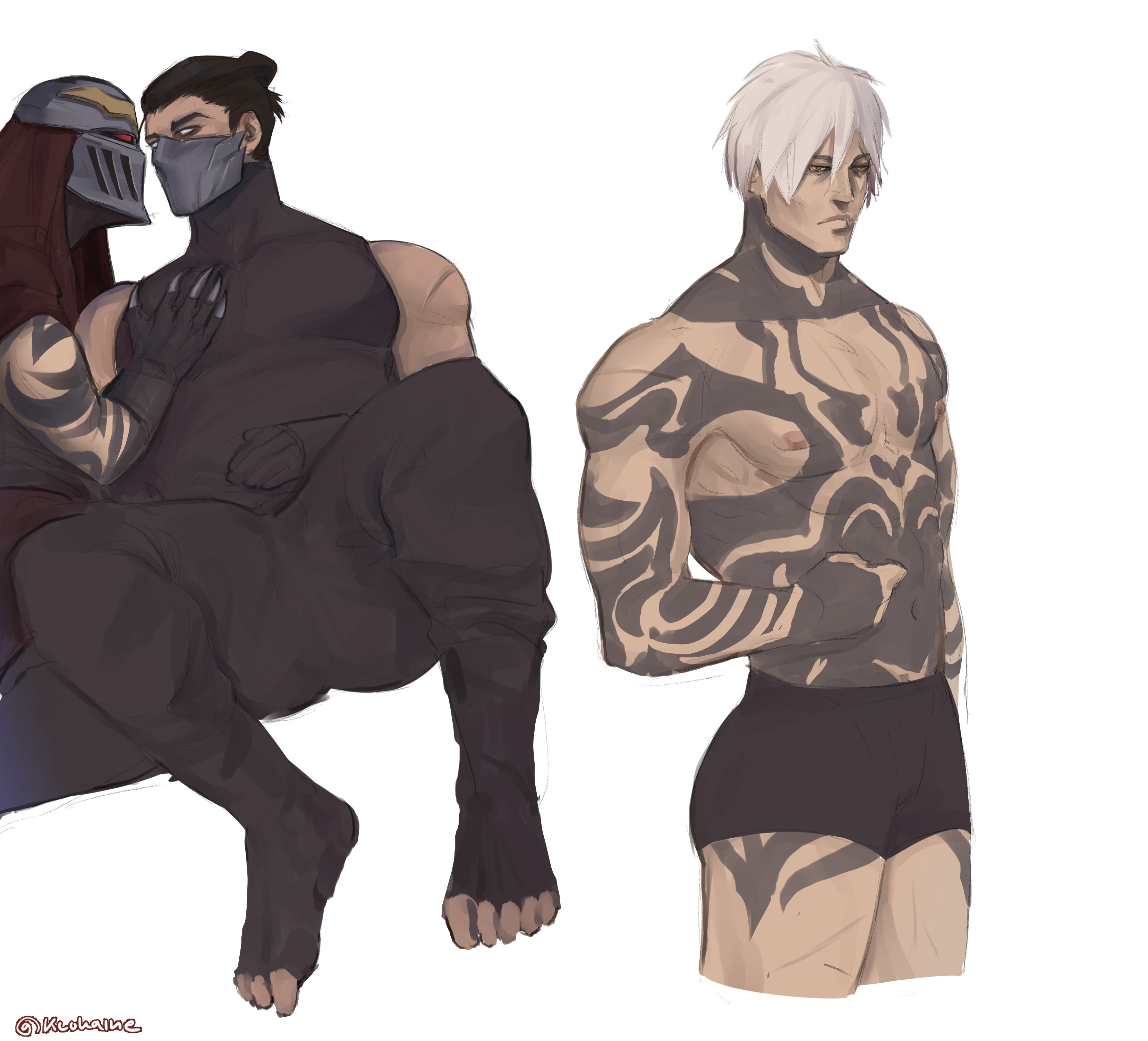 Zed And Shen Fan Art