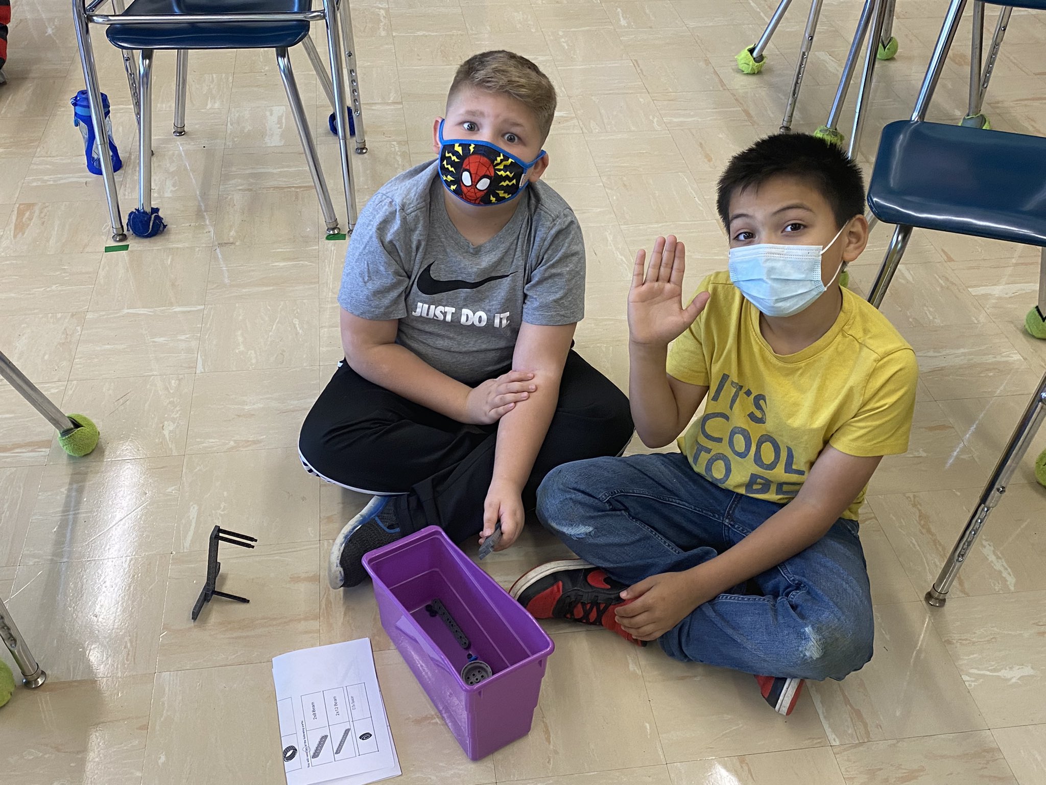 Tackan ES on Twitter: "4th Graders we’re working with Mrs. Viola and Mr. Junz to create ...