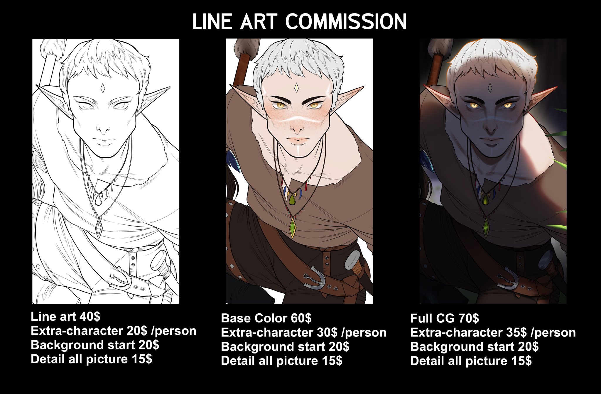 JojoART 🇹🇭| Commission Working October 4/5 slots on Twitter: "Hello! Everyone. I’m opening ...