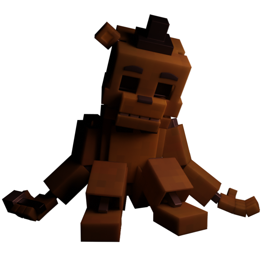 Golden Freddy Fazbear Minecraft