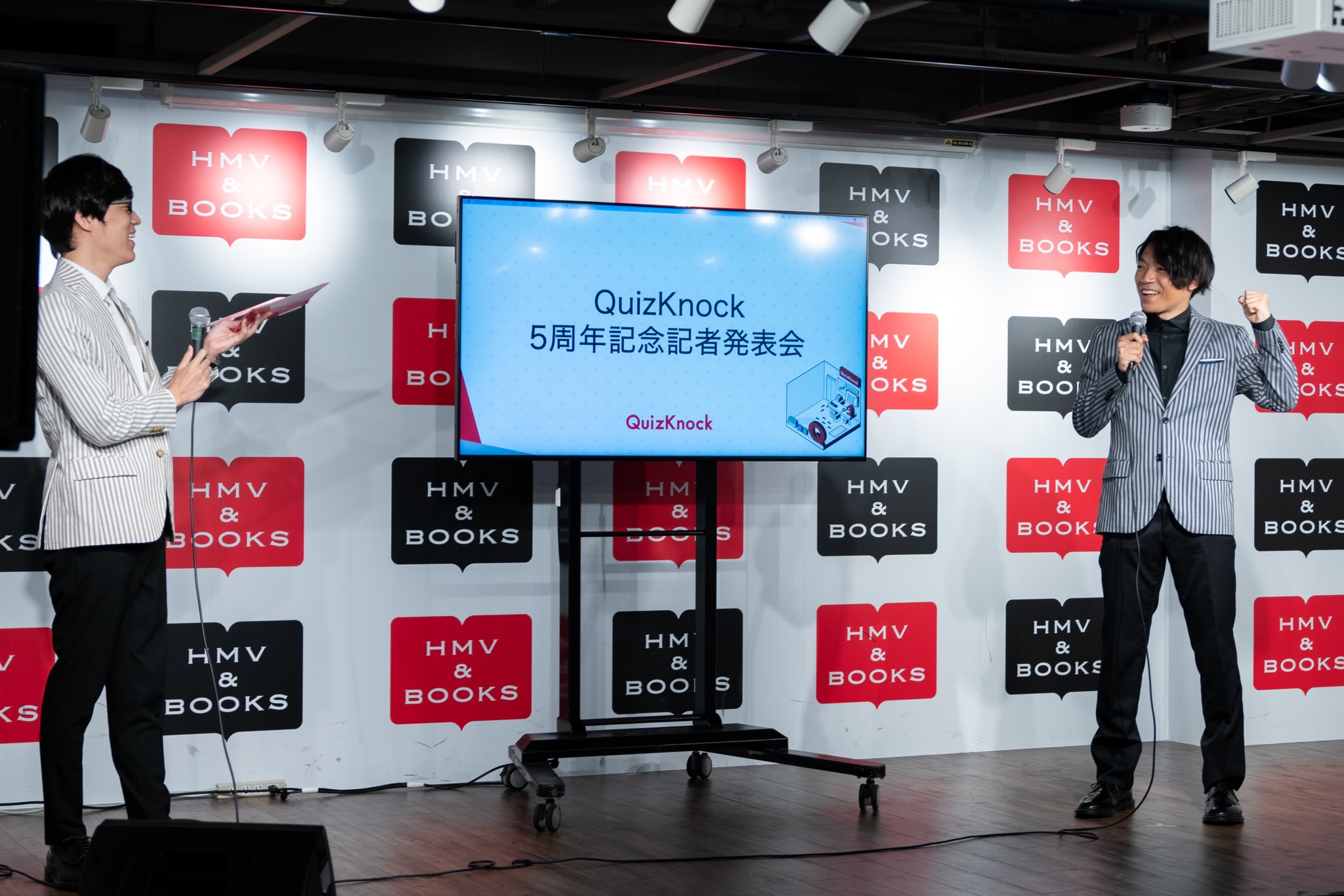 伊沢拓司 on Twitter: "来る10月2日の #QuizKnock5周年 を前に、これまでとこれからを発表する記者会見を行いました！ 佐藤健さん、カズレーザーさん、高山一実さん、矢久保 ...