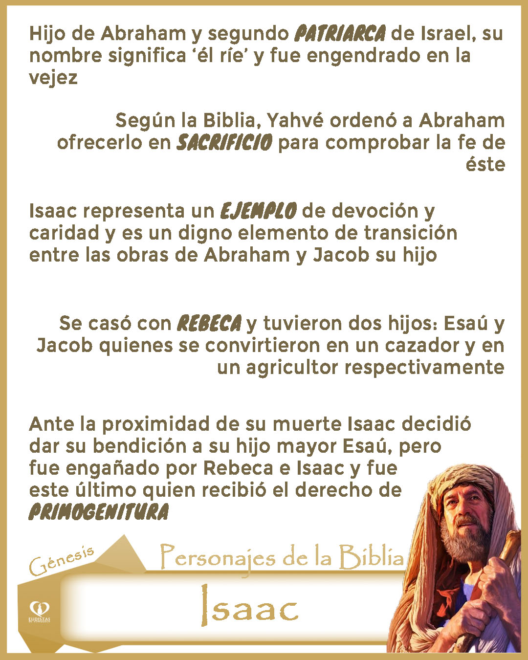 Personaje De La Biblia Isaac