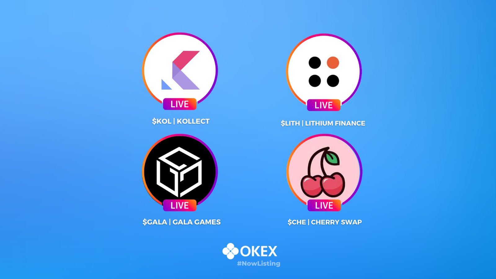 OKX India on Twitter: "Weekly Listing Roundup with #OKEx 🚀 How many of these #newlistings have ...