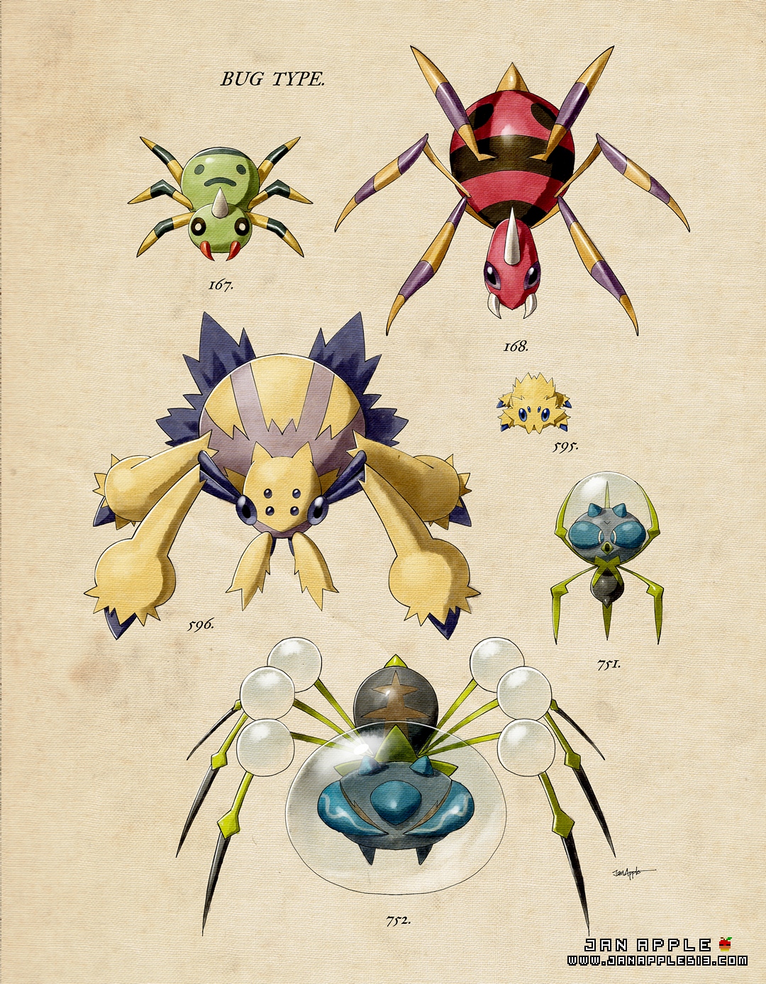 All Bug Pokemon