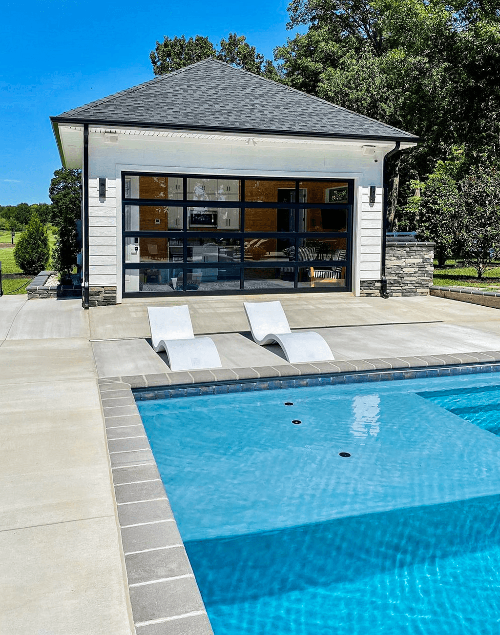 Garage Doors Indoor Swimming Pool