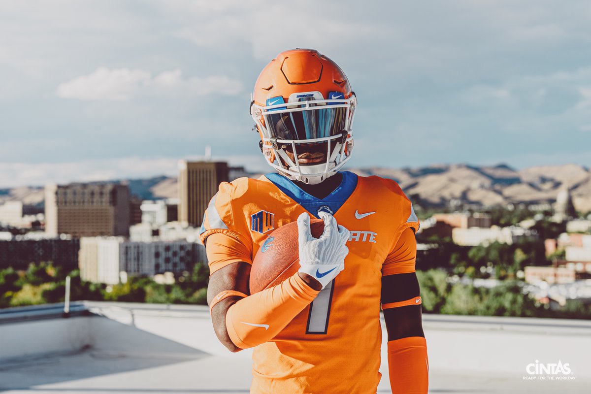 Boise State to wear all orange uniforms with throwback helmets for game ...