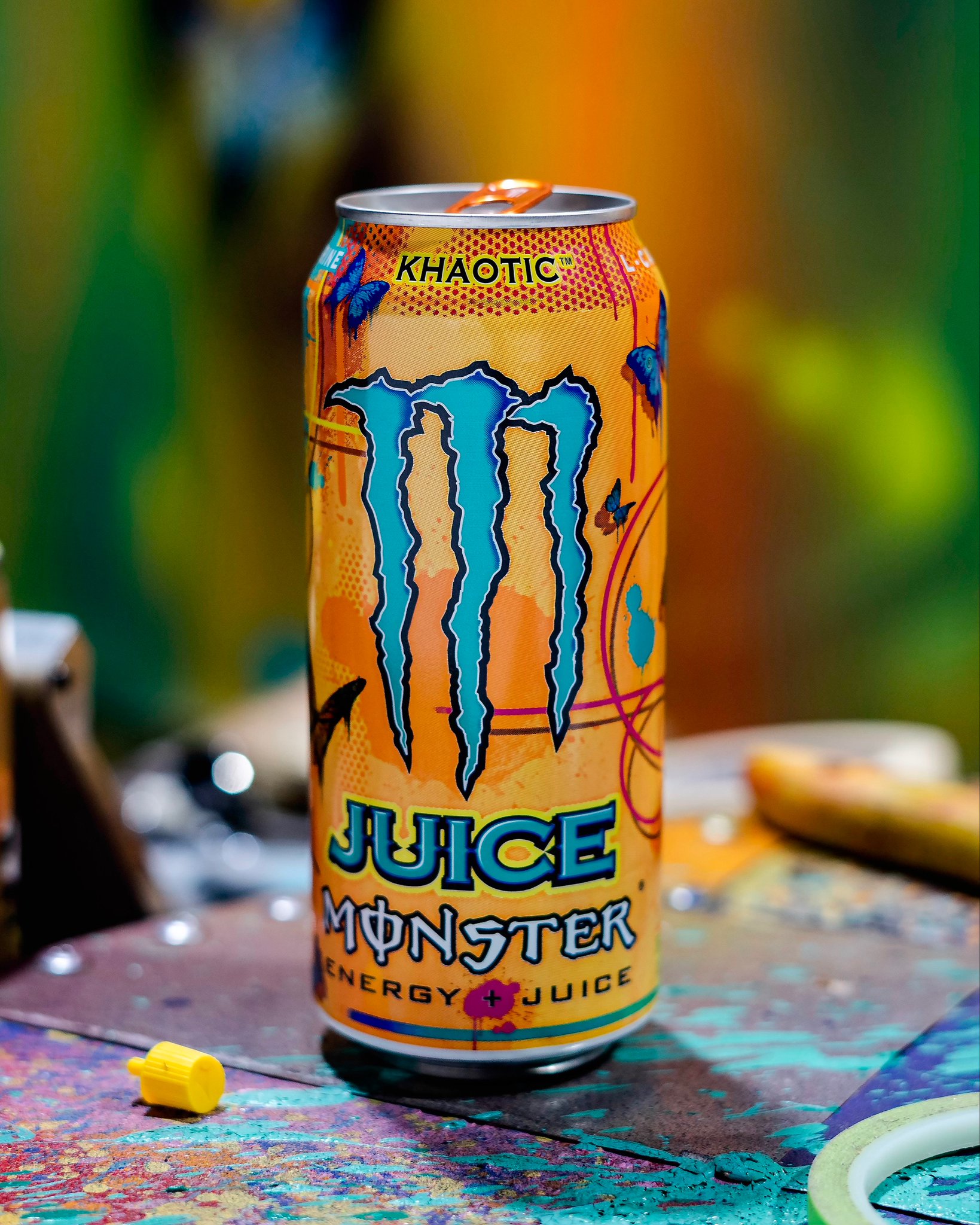 Orange Monster Energy Wallpaper