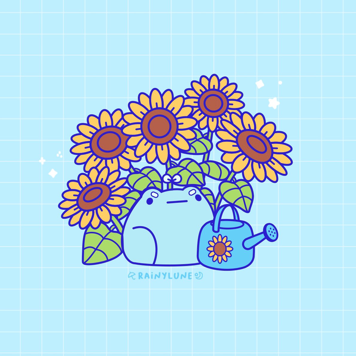 「🐸🌻 」|rachel 🐸 reichenbachのイラスト