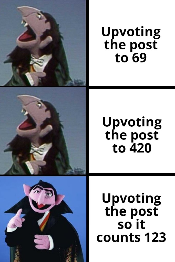 Sesame Street Meme The Count