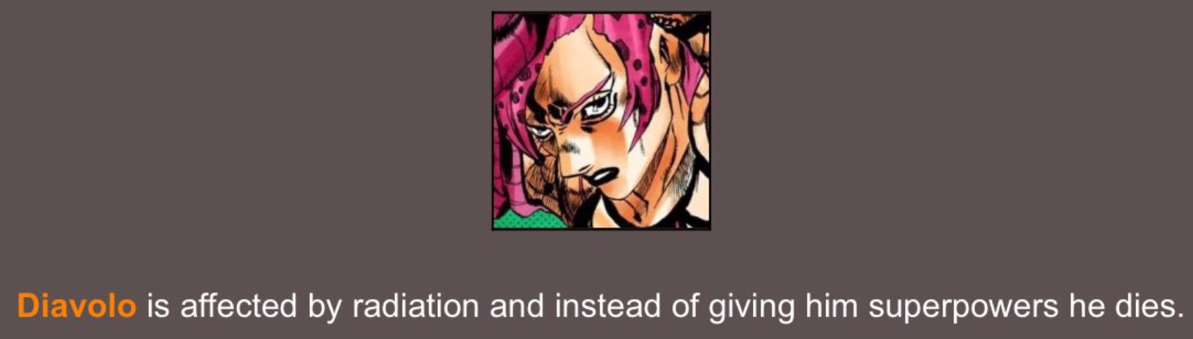 Daily Diavolo Deaths on Twitter: "Diavolo Death Nº770: Killed during the #JoJoTwTHungerGames3…